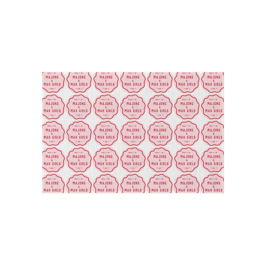 Mahjong Outdoor Rug, Cute Girls Mat, Patio Decor, Game Night Gift ...