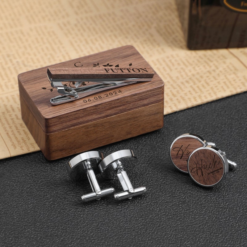 Engraved Cufflinks - Etsy