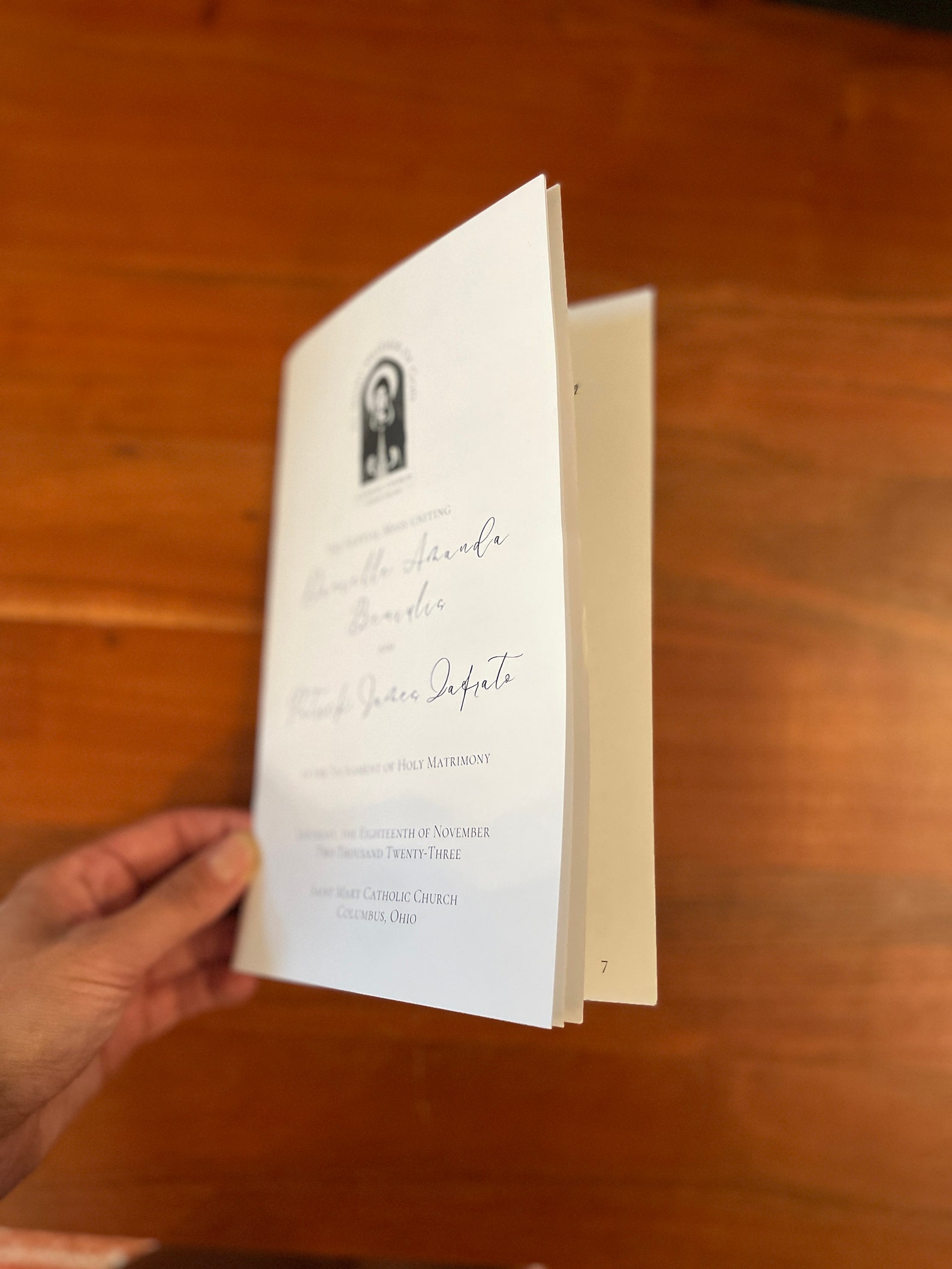 Catholic Wedding Mass Ceremony Booklet 5.5x8.5inch Canva Template - Etsy
