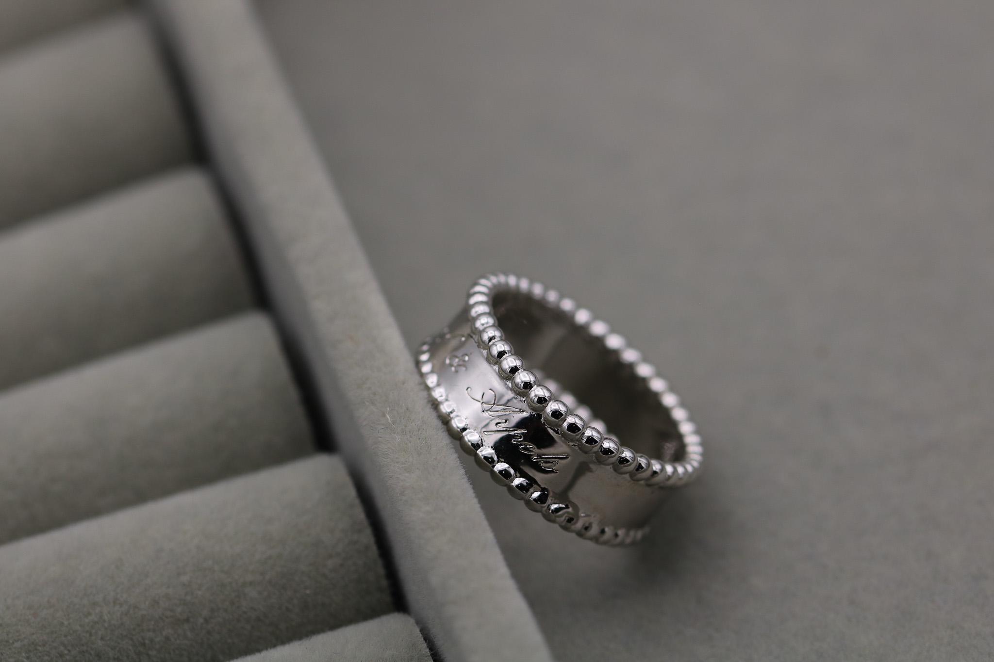 Vintage Signature Perlee Ring Gold Finish Fashionable Ring - Etsy