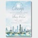 Chicago Bachelorette Invitation and Itinerary - Etsy