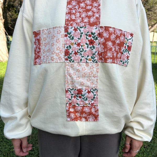 Patchwork Hoodie - Etsy