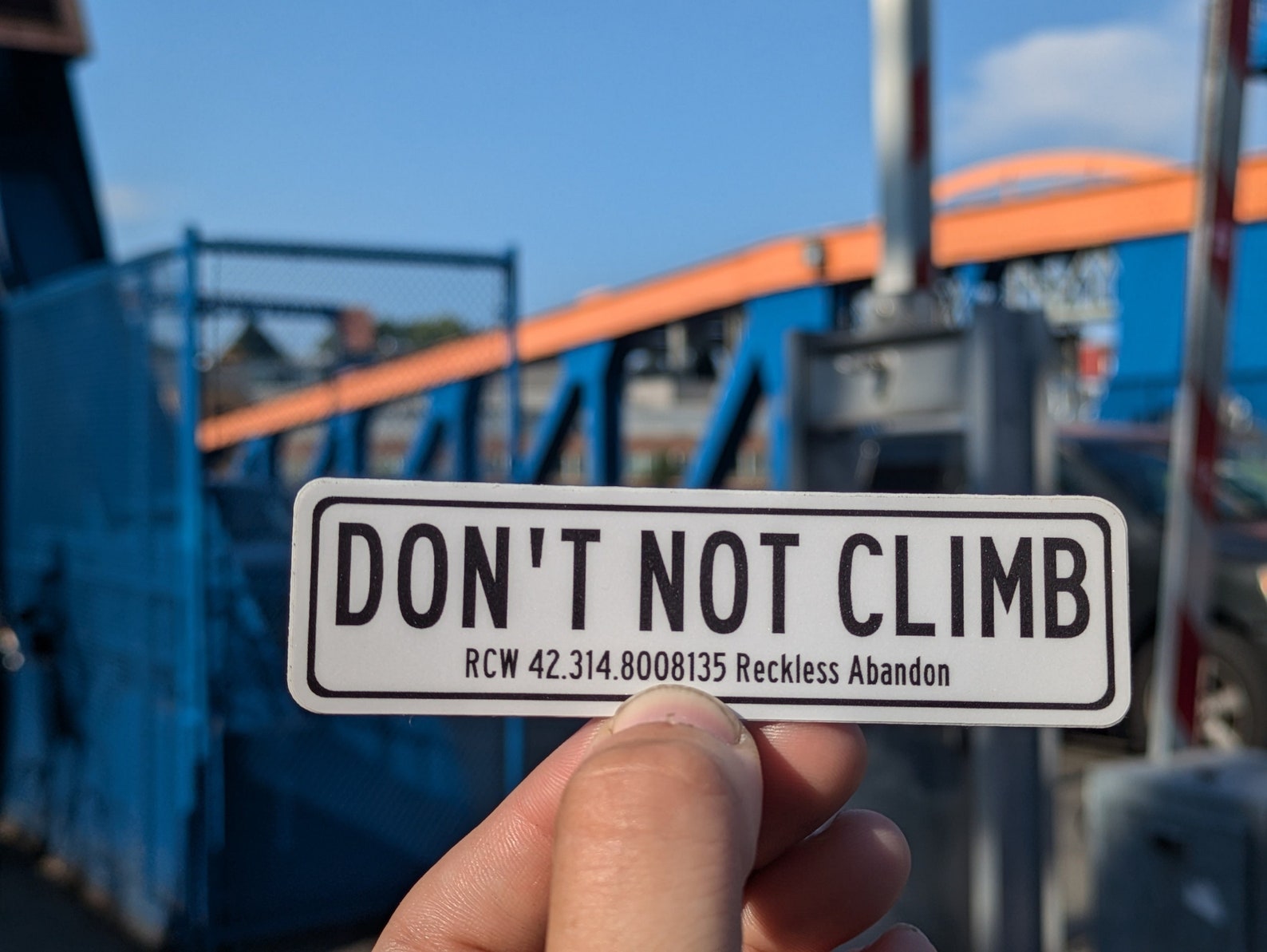 Don't Not Climb Vinyl Sticker - Etsy