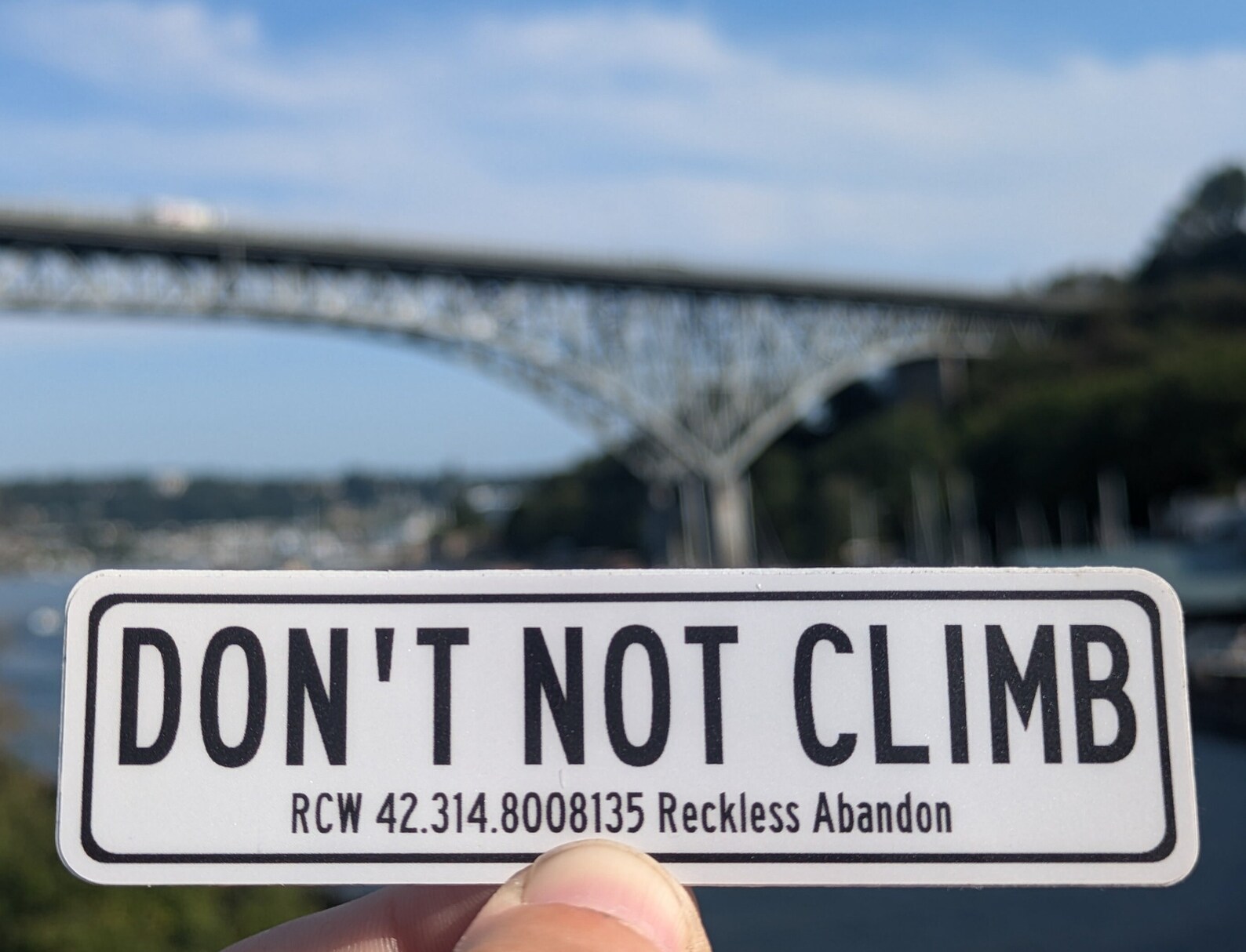 Don't Not Climb Vinyl Sticker - Etsy