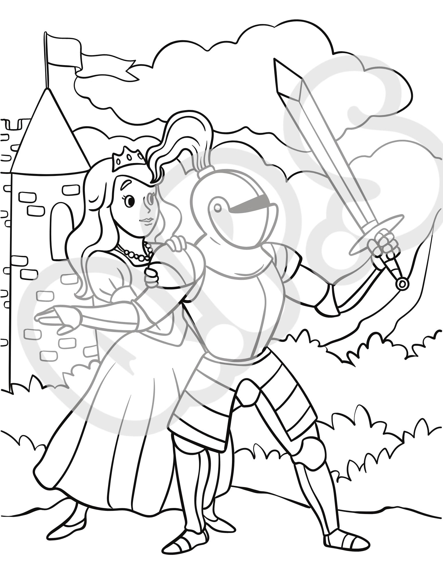 25 Princess Coloring Pages, Coloring Sheet Bundle, Printable - Etsy