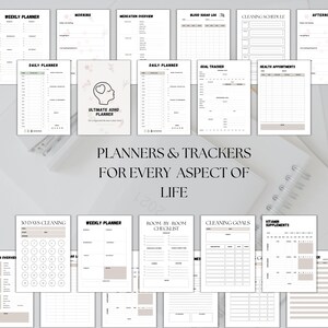 ADHD Workbook, ADHD Planner, ADHD Templates, Adhd Printables, Adhd ...