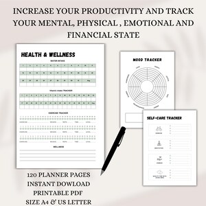 ADHD Workbook, ADHD Planner, ADHD Templates, Adhd Printables, Adhd ...