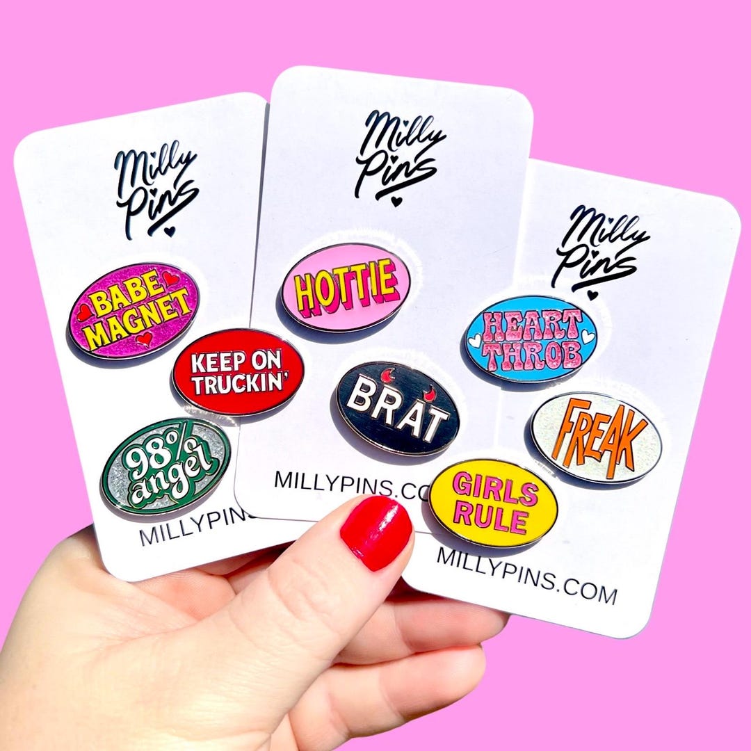 Vintage 90’s Y2K Vending Machine Sticker Mini Enamel Pins - Etsy