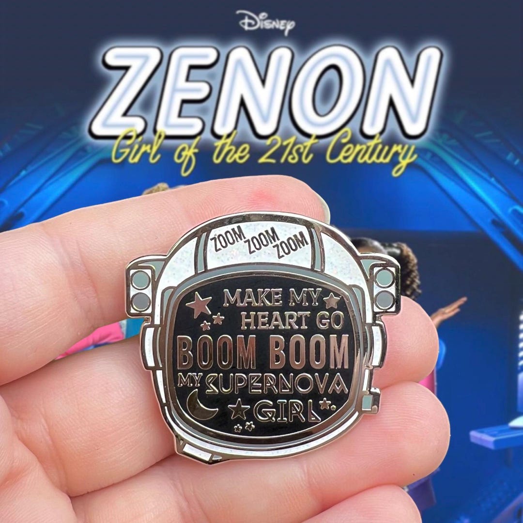 Zenon Girl of the 21st Century Enamel Pin & Keychain | Nostalgic Space ...