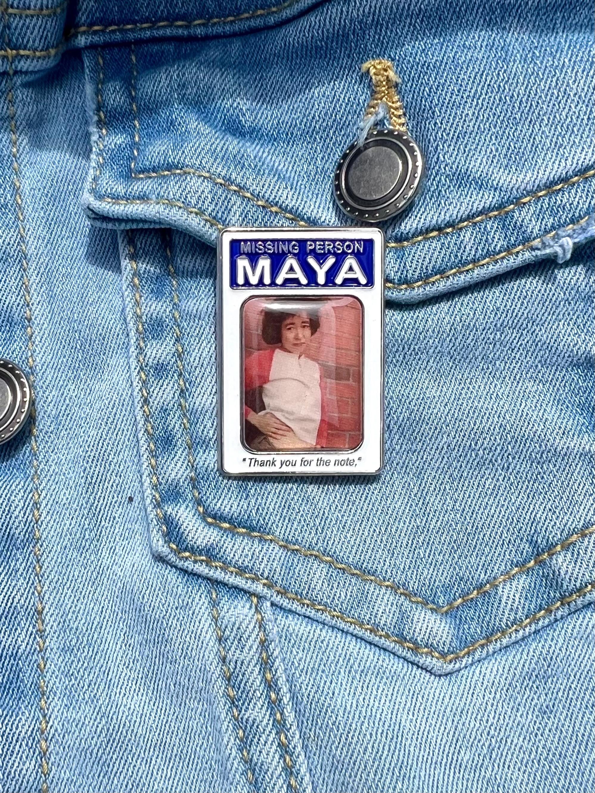 Maya Missing Person Poster Enamel Pin – Pen15 TV Show Fan Gift, Funny ...