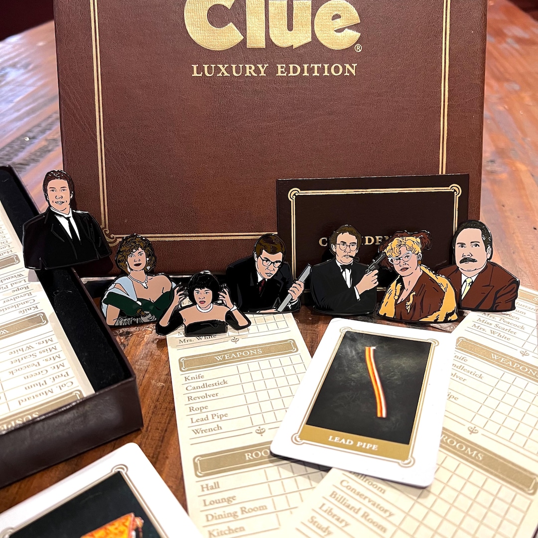 Cult Classic “clue” Horror Movie Enamel Pins (sold Separately or as a ...