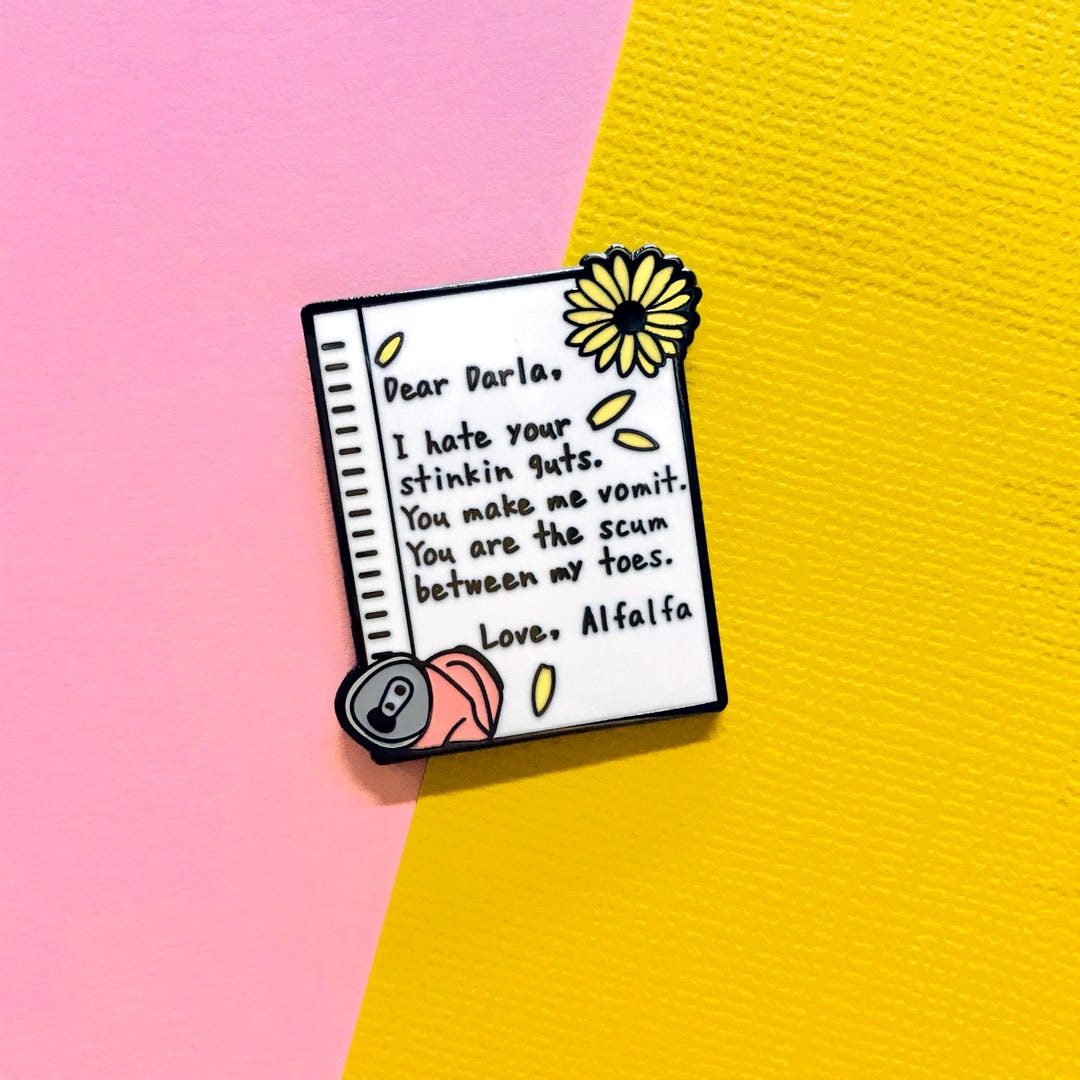 Nostalgic 'dear Darla' Little Rascals Enamel Pin – Classic Movie Quote ...