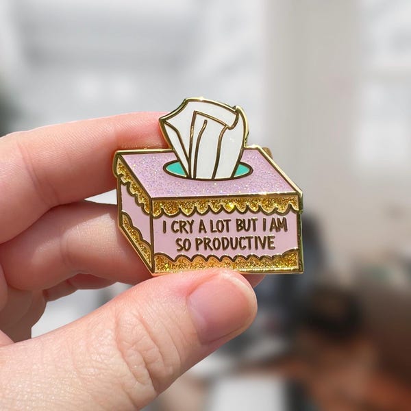 Self Care Enamel Pin - Etsy