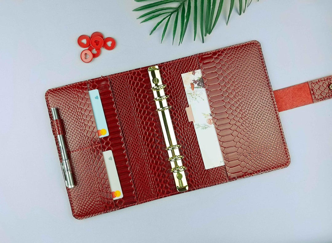 A5 Binder Planner- A6 Planner Cover - A 5 Planner Binder Leather ...