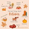 October Infographic Best Things About October - Etsy