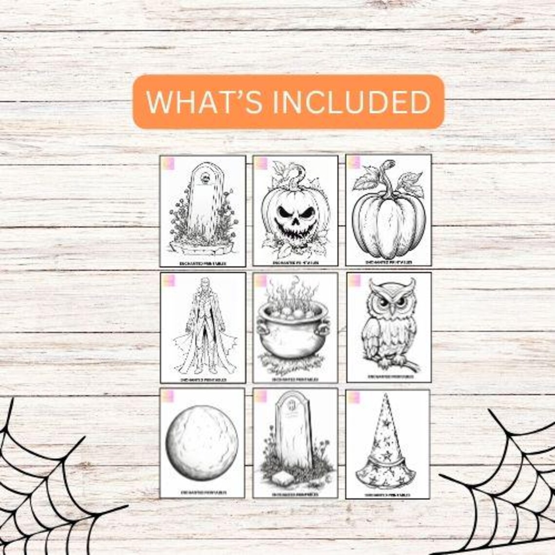 Kids Halloween Coloring Pages - Etsy