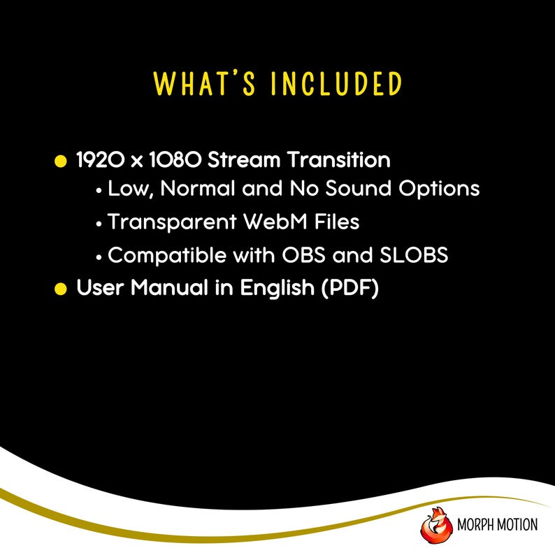 Golden Lava Stream Transition, Animated Stinger (webm) - Etsy