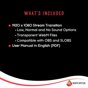 Red Gift Drop Animated Transition With Audio, Twitch Stream Stinger ...