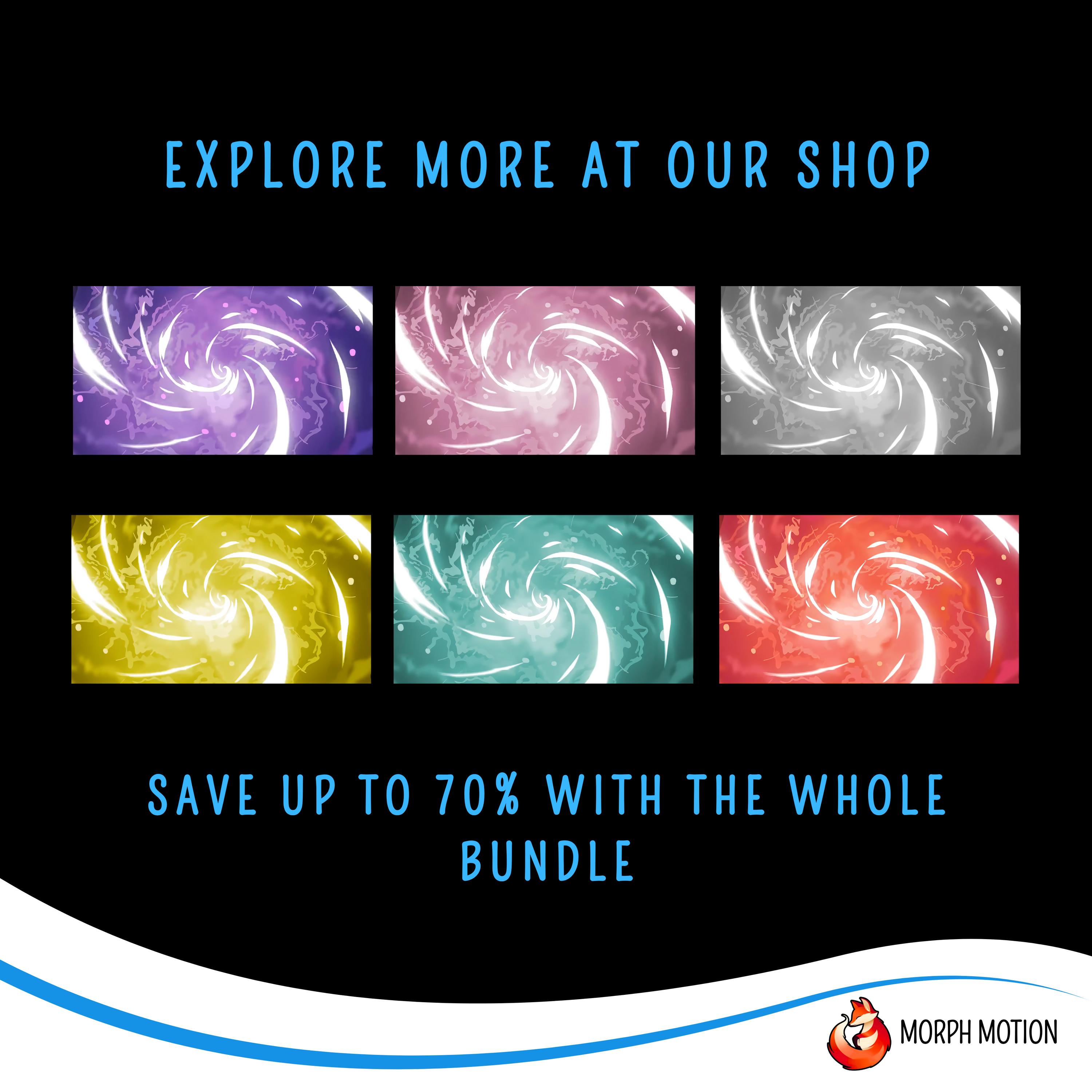 Blue Vortex Animated Transition With Audio, Twitch Stream Stinger ...