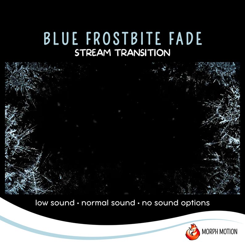 Blue Frostbite Fade Stinger Transition With Audio, Twitch Stream ...