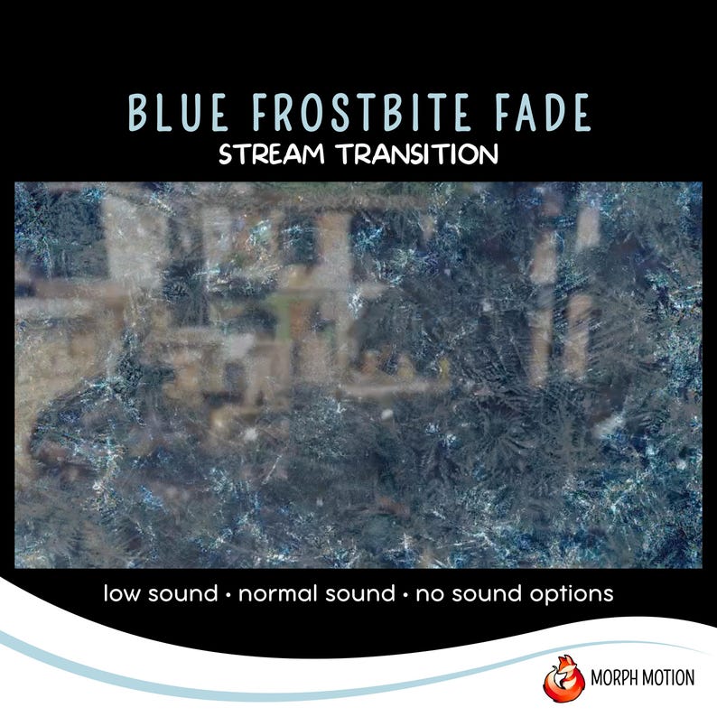 Blue Frostbite Fade Stinger Transition With Audio, Twitch Stream ...