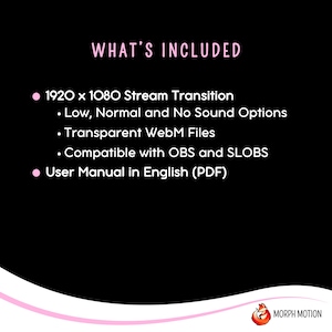 Pastel Pink Swirl Stream Transition With Audio, Animated Twitch Stinger ...