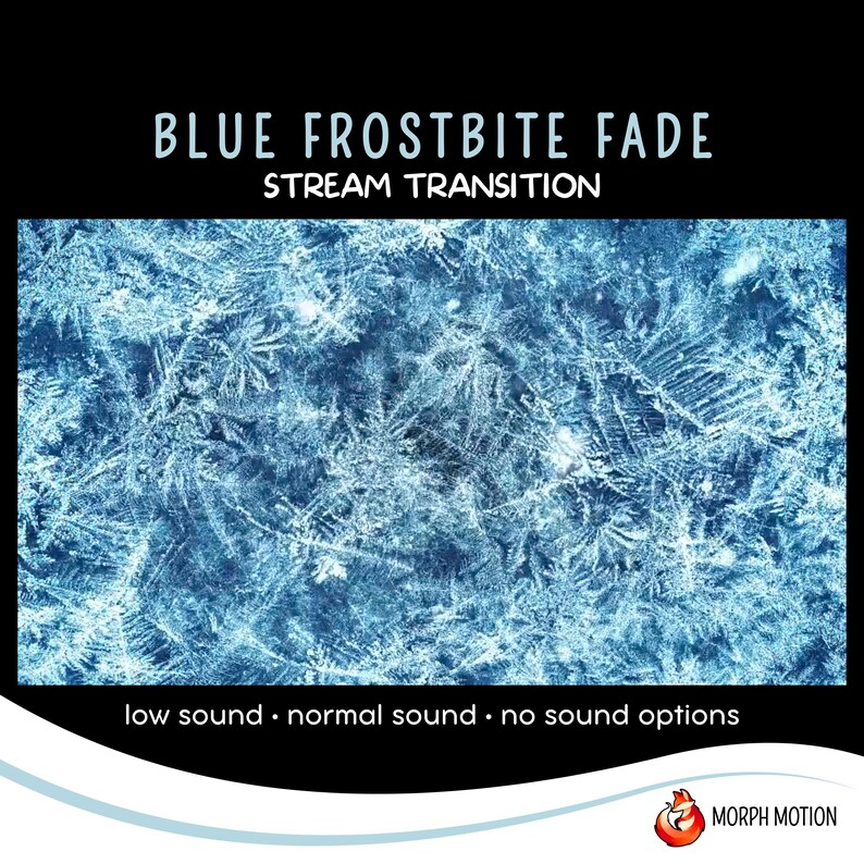 Blue Frostbite Fade Stinger Transition With Audio, Twitch Stream ...