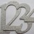2 Inch Silver Glitter Table Numbers Glittered Card Stock Double Sided ...