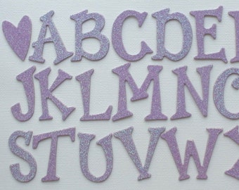 Purple letters | Etsy