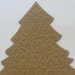 EMBOSSED Christmas Fir Tree - Bare Chipboard Die Cuts - 4 1/4" X 4 1/2 ...
