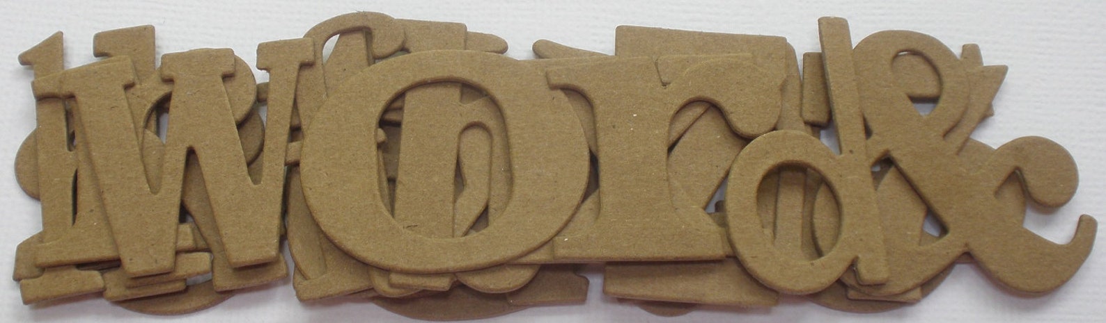 WORD PLAY FONT Raw Chipboard Alphabet Letters Bare Die Cuts - Etsy