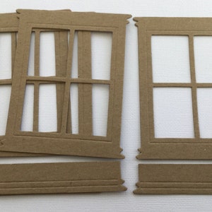 Window & Window Box - Chipboard Die Cuts - Bare Vintage Embellishments ...