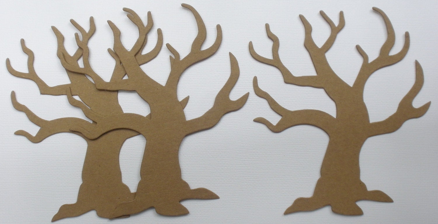 Gothic SPOOKY BARE TREE Halloween Bare Chipboard Die Cuts - Etsy