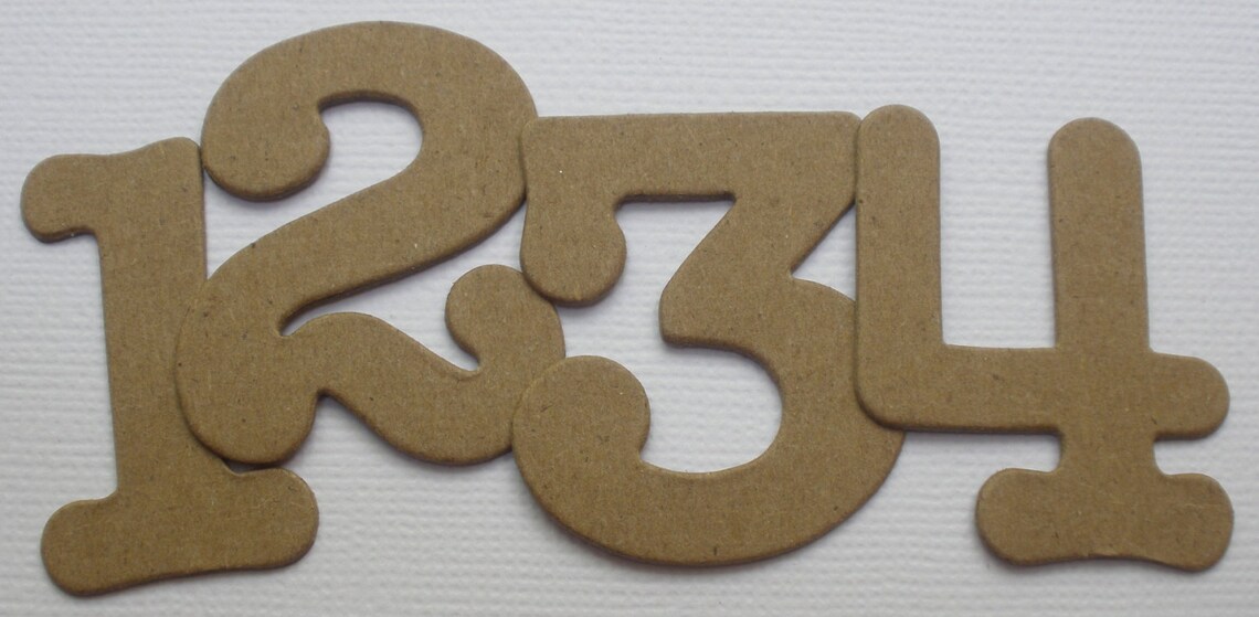 3.5 Boutique Font Chipboard or Cardstock Die Cut - Etsy