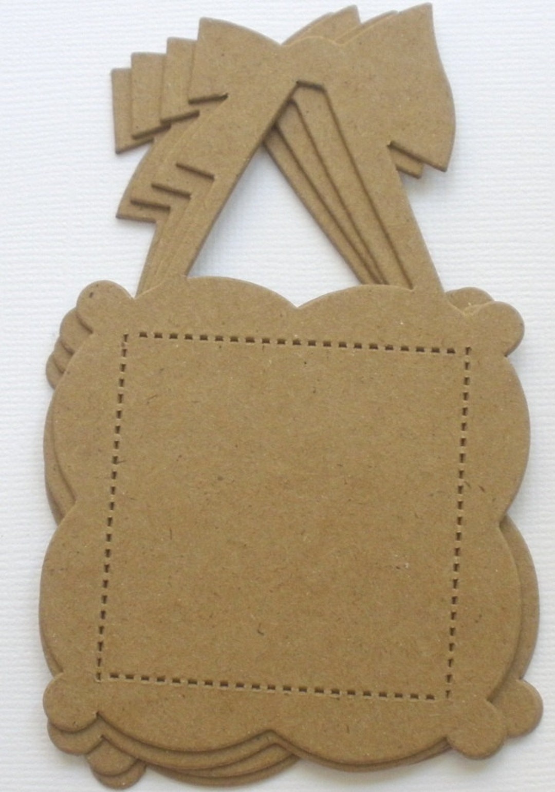 Hanging BOW FRAMES - Bare Chipboard Die Cuts - Etsy