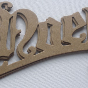 NOEL Script Word - Bare Christmas Chipboard Die Cuts - 3 1/4" X 4 1/2 ...
