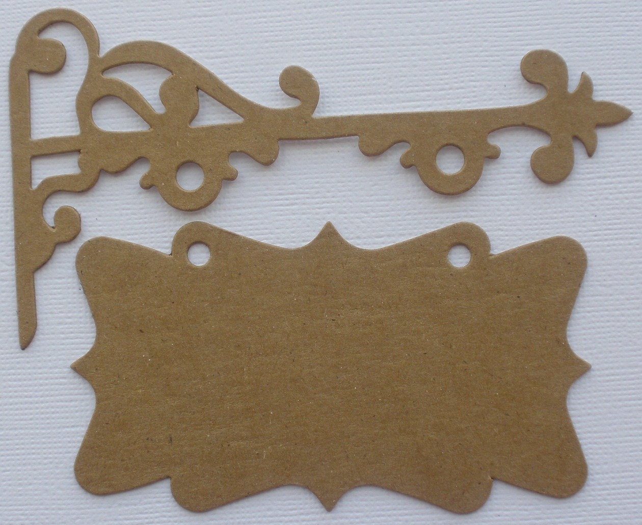 HANGING Signs Chipboard Die Cuts Vintage French Shop Sign - Etsy