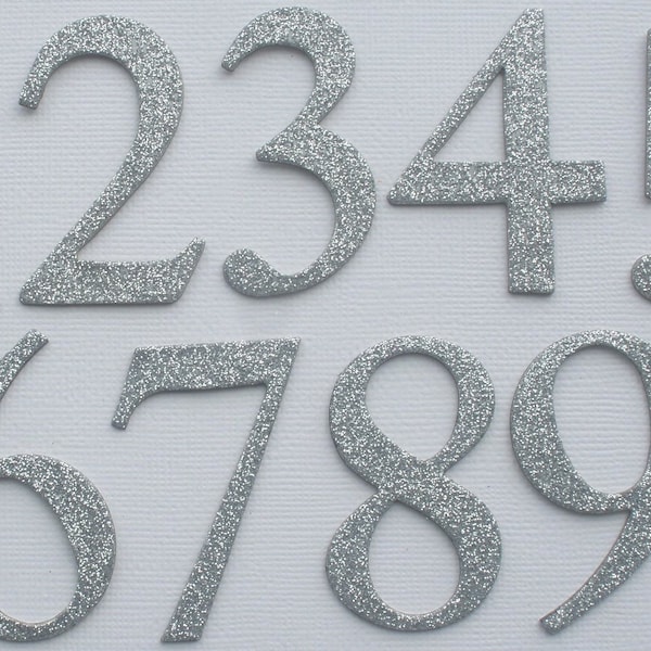 Bling Table Number - Etsy