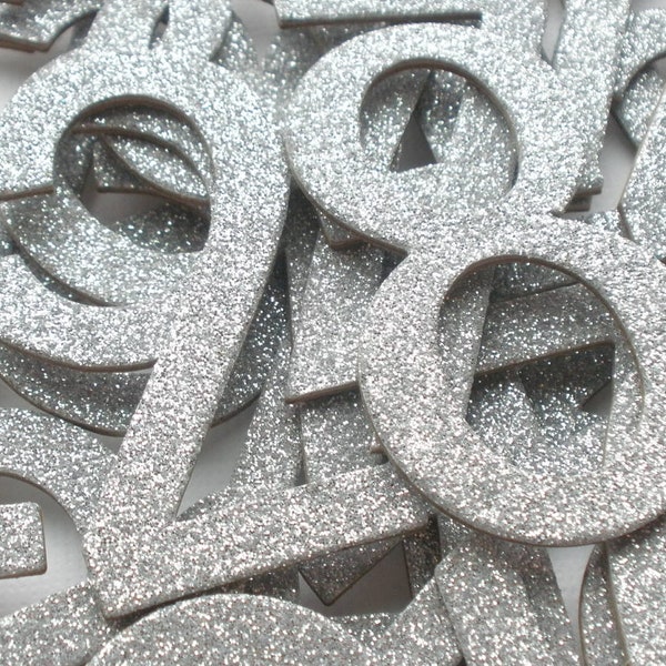 Glitter Table Number - Etsy