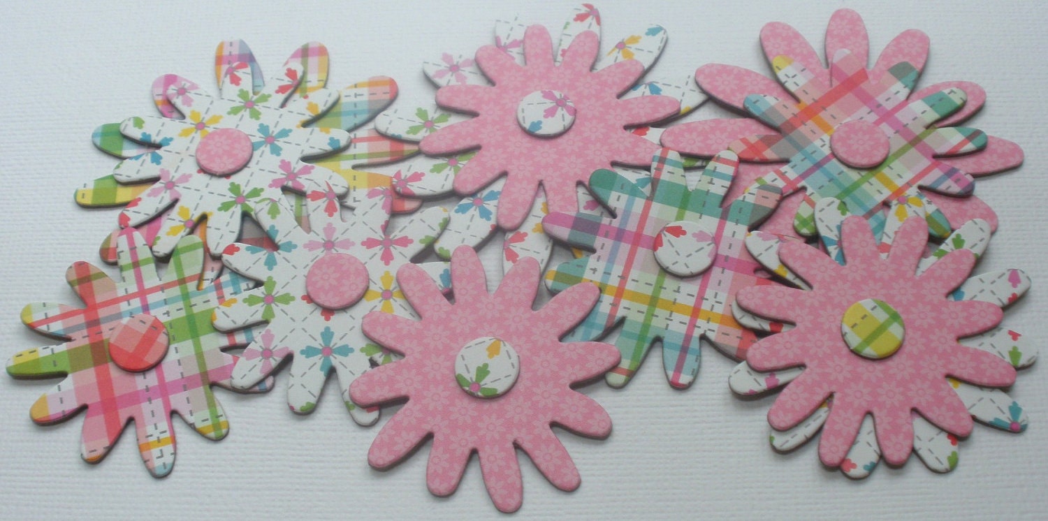 SPRING DELIGHTS Floral Chipboard Die Cuts Doodlebug Flower - Etsy
