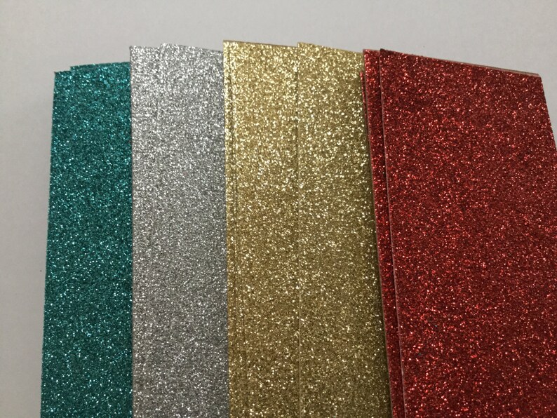 2" Red Christmas Glitter Letters - Elegant Chipboard Die Cuts - 26 ...