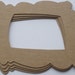 JELLY Frames Decorative Picture Frames Bare Chipboard Die Cuts - Etsy