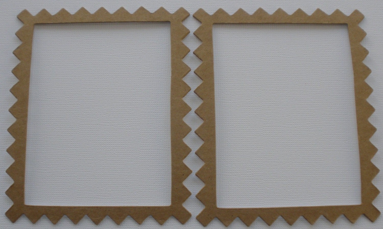 ZIG ZAG Picture Frames - Chipboard Die Cuts Bare Alterable Shapes - Etsy