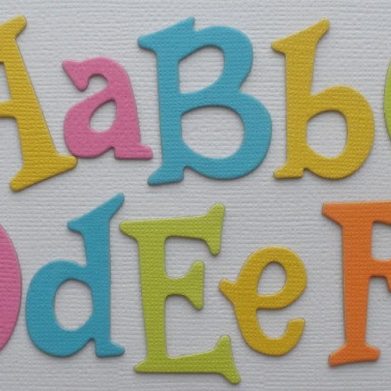 Pink Chipboard Letters - Etsy