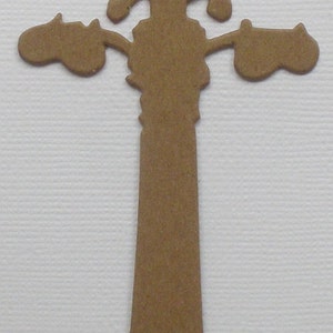 LAMP POST - Bare Lamps Christmas Chipboard Die Cuts - 5 1/8" Tall - Etsy