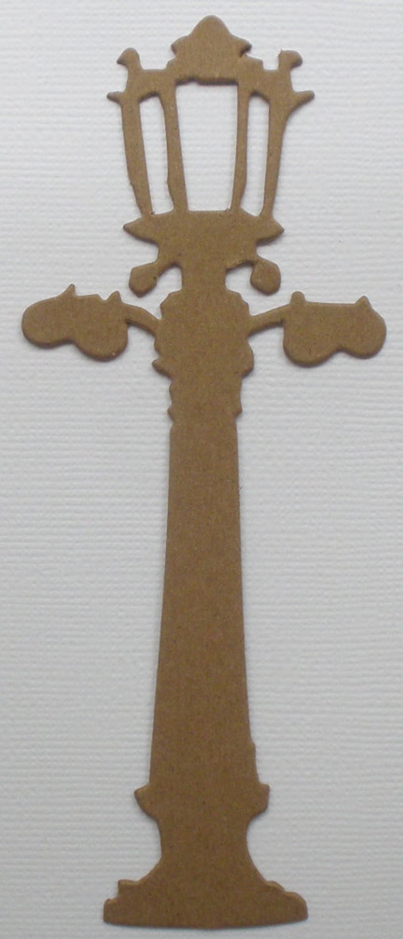LAMP POST Bare Lamps Christmas Chipboard Die Cuts 5 - Etsy