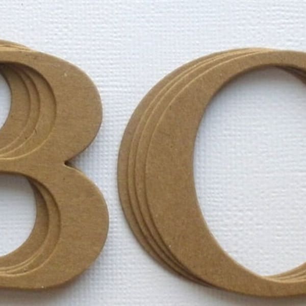 Chipboard Letters - Etsy