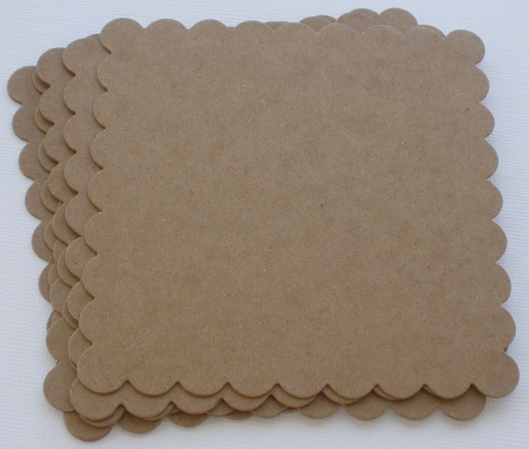 Geometric Scallop Squares - Chipboard Die Cuts - Great for Banners ...