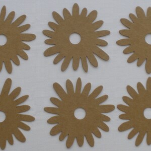 FLOWER BURST Chipboard Die Cuts - Floral Alterable Shapes - Etsy