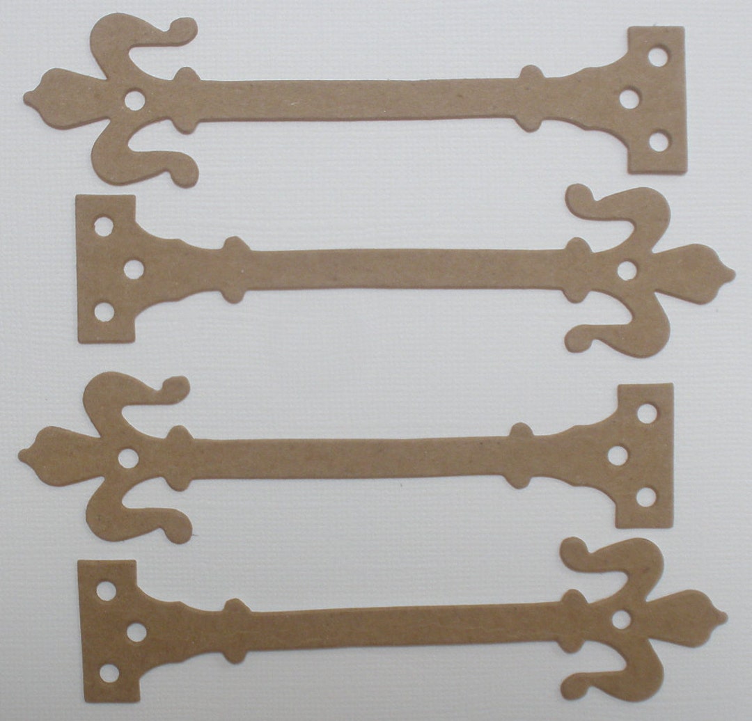 Hinge Hardware - Chipboard Die Cuts - Vintage Alterable Shapes - Etsy